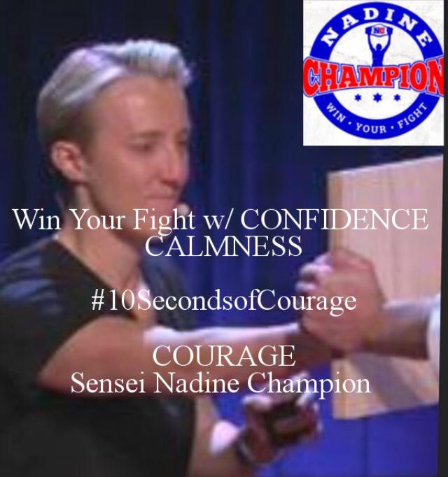 Win Your Fight Q&A -10 Seconds of Courage with Sensei Nadine Champion ...